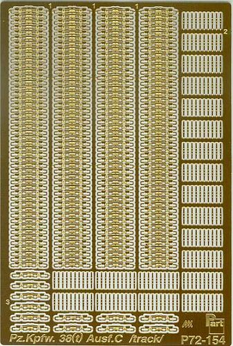 Part P72-154 Pz.Kpfw.38(t)Ausf.C tracks UM