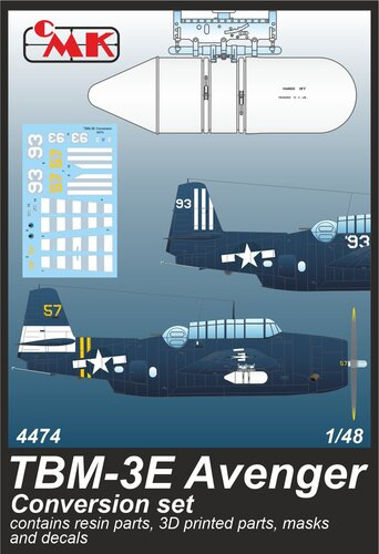 CMK K4474 TBM-3E Avenger Conversion Set (For Accurate Models, Academy And Italeri)