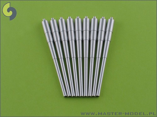 Master SM-350-016 USN 16in/45 (40,6 cm) Mark 6 barrels - for turrets without blastbags (9pcs)