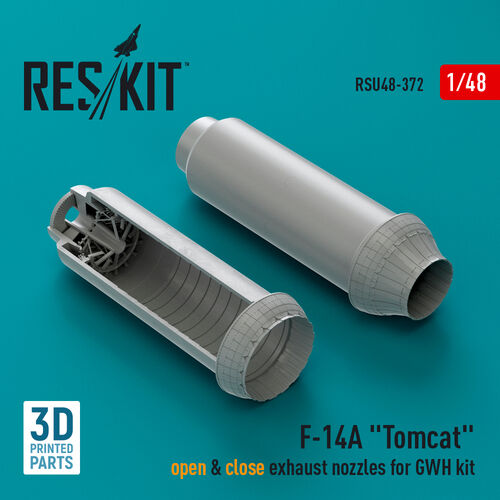 RES/KIT U48-0372 F-14A 'Tomcat' Open And Close Exhaust Nozzles For GWH Kit (3D Printed)
