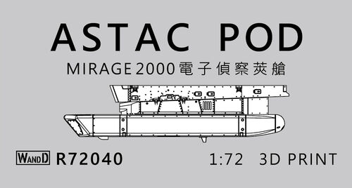 WandD STUDIO R72040 Mirage 2000 ASTAC Pod