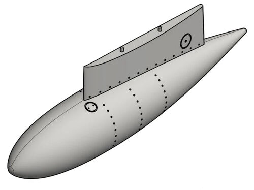 Pilot Replicas 48R016 SAAB 29 Tunnan Drop Tank Type 1 without fins (sold by pair)