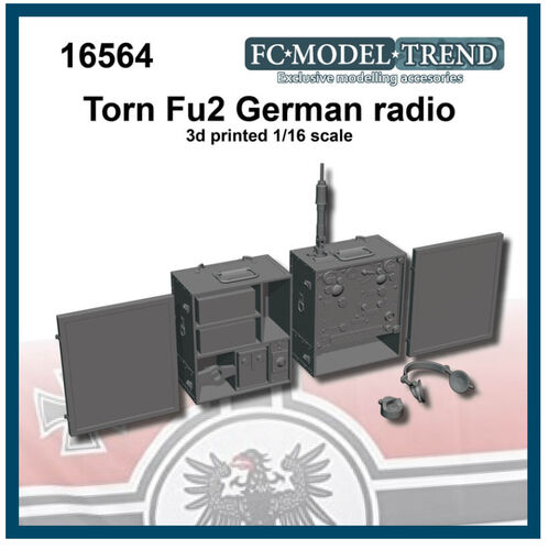 FC ModelTrend 16564 German WWII Torn Fu2 Radio (3D-printed)