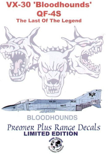 Model Alliance 729004 McDonnell QF-4 S Phantom - 3832 VX-30 Bloodhounds The Last of the Legend