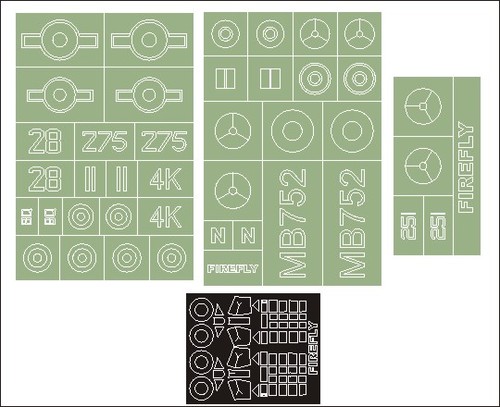 Montex MM48284 Fairey Firefly AZ Models 4819 & 4820