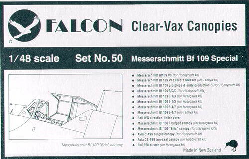 Falcon Model V5048 Messerschmitt Bf-109 Special Set