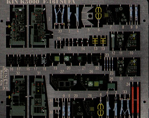 Kinetic 5000 Lockheed Martin F-16 I Sufa 'Storm' (designed to be used with Kinetic Model kits)