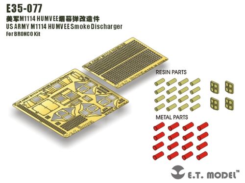 ET Model E35-077 US Army M1114 HUMVEE - Smoke Discharger (for Bronco kit)