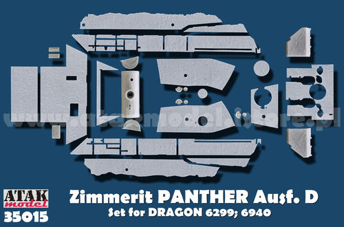 Atak Model 35015 Zimmerit Panther D (for Dragon kits)