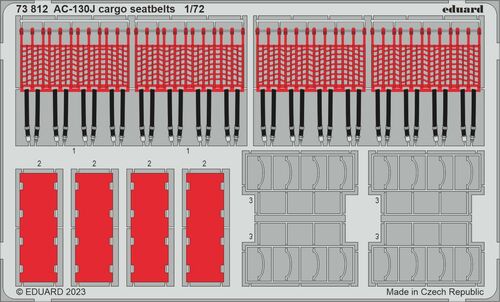 Eduard 73812 AC-130J Cargo Seatbelts ZVEZDA
