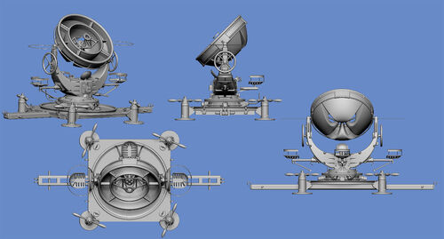 Germania-Figuren 72-WW2-1000 Ring Horn, Directional Receiver And Listening Device - RRH