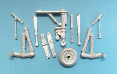Scale Aircraft Conversions 48199 Sukhoi Su-25 Frogfoot - Landing Gear (designed to be used with Eduard and Kopro kits)