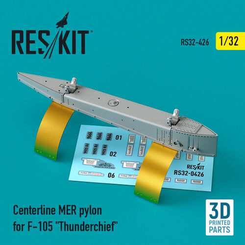 RES/KIT 32-0426 Centerline MER Pylon For F-105 "Thunderchief"