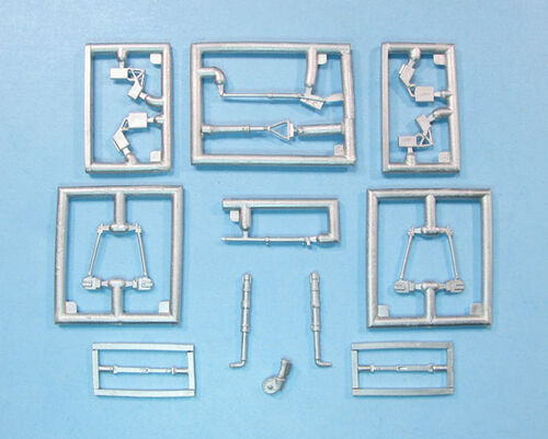 Scale Aircraft Conversions 48411 Douglas XA2D-1 Skyshark - Landing Gear & Wing Folds (deigned to be used with Clear Prop kits)