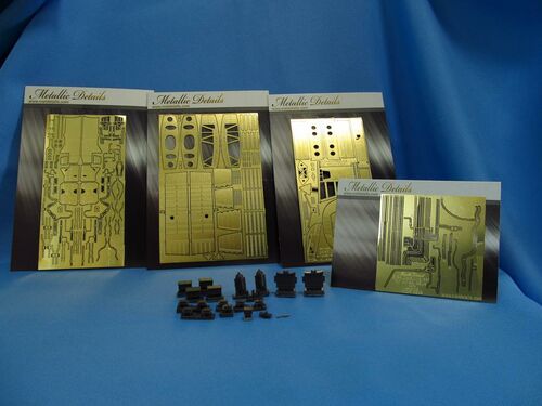 Metallic Details MDR3202 Consolidated B-24 D/J Liberator wheel bay detailing set (designed to be used with Hobby Boss kits)