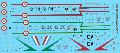 Berna Decals 72078R Dassault Super Mystere B2 Part 4
