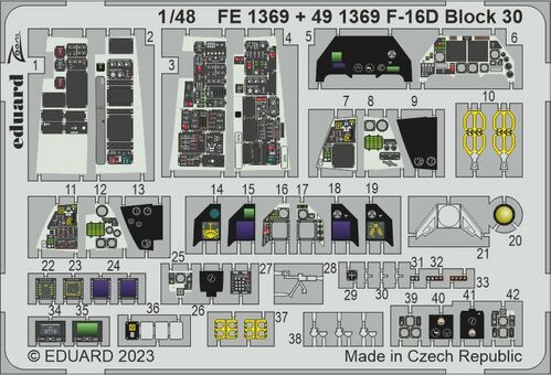 Eduard 491369 F-16D Block 30 KINETIC
