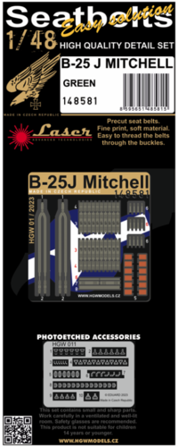 HGW Models 148581 B-25J Mitchell GREEN