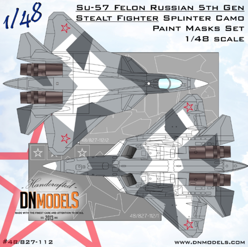DN Models 48-827-112 Su-57 Felon Splinter Camo