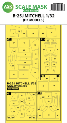 Art Scale Kit M32033 B-25J Mitchell one-sided