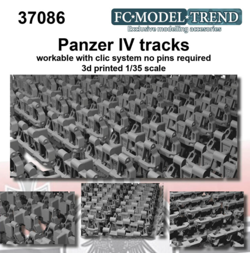FC ModelTrend 37086 Panzer III/IV, clic together workable tracks