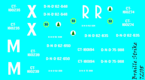 Braille Strike 72108 Canadian Grizzly Tanks