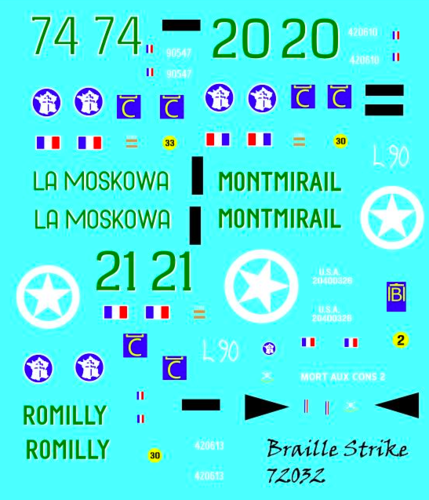 Braille Strike 72032 First in Paris