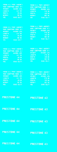 Braille Strike 35095 Stencils for armored vehicles