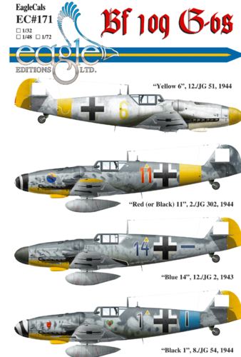 Eagle Editions D171-72 Bf 109 G-6s