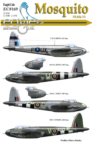 Eagle Editions D169-48 Mosquito Mk VI