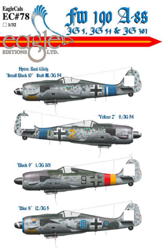 Eagle Editions D78-32 Fw 190 A-8s