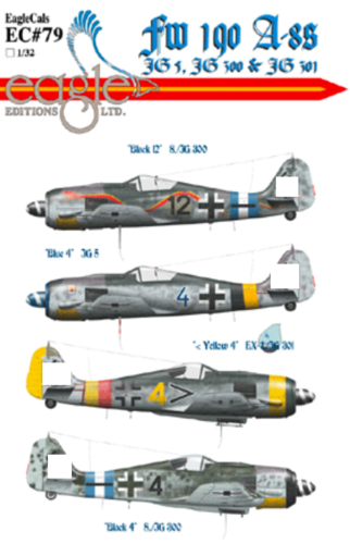 Eagle Editions D79-32 Fw 190 A-8s