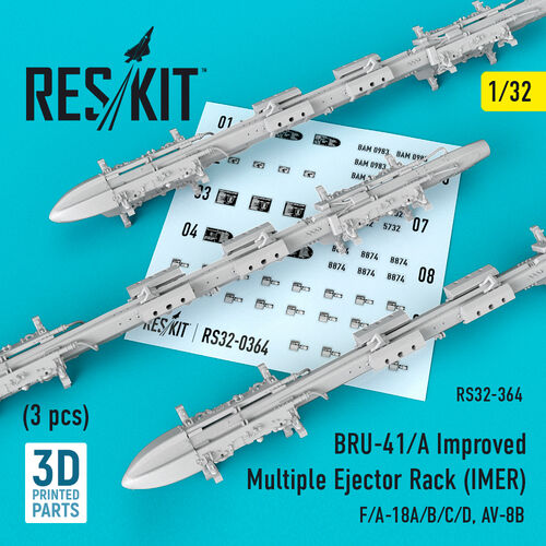 DISCONTINUED RES/KIT 32-0364 BRU-41/A Improved Multiple Ejector Rack (IMER) (3 pcs) (F/A-18A/B/C/D, AV-8B)