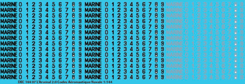 L'Arsenal 2.0 DEC14407 French Navy aircraft codes