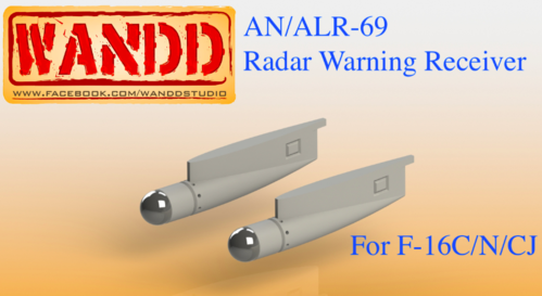 WandD STUDIO R32018 AN/ALR-69 Radar Warning Receiver