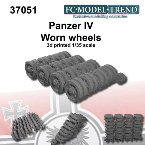 FC ModelTrend 37051 Panzer IV worn wheels