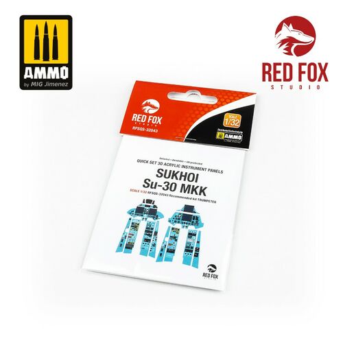 Red Fox Studio QS-32043 Sukhoi Su-30 MKK Flanker G (for Trumpeter kit)