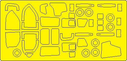 New Ware AM0986 O-2A Skymaster BASIC Kabuki Masks For Revell 03819 Kit
