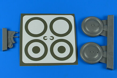 Aires 2258 K5Y Willow wheels & paint masks Blister DOYUSHA