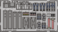DISCONTINUED Eduard 49476 F-15K seatbelts ACADEMY