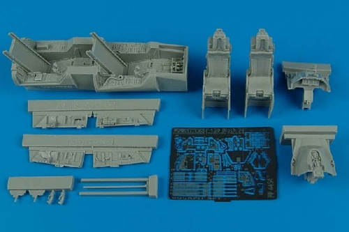 Aires 4454 F-16D block 30 fighting Falcon cockpit set Hasegawa