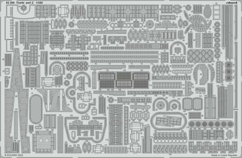 Eduard 53280 Tirpitz part 2 TRUMPETER