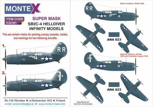 Montex K32381 SB2C-4 Helldiver INFINITY