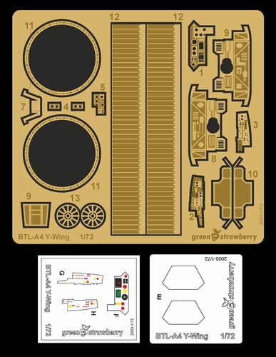 Green Strawberry 2003 BTL A-4 Y-Wing (Easy Junior Basic)