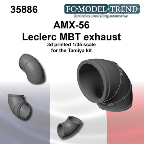 FC ModelTrend 35886 AMX-56 Leclerc, exhaust