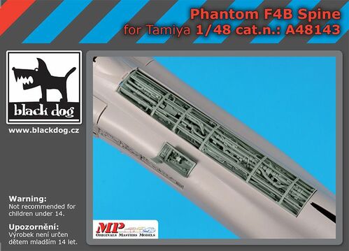 Black Dog A48143 Phantom F4B spine for Tamiya