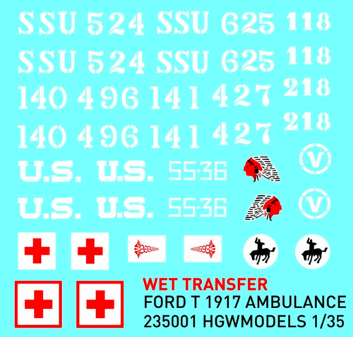 HGW Models 235001 Model T 1917 Ambulance