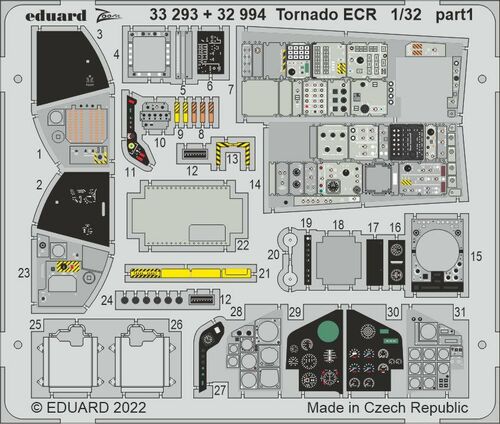 Eduard 32994 Tornado ECR interior ITALERI