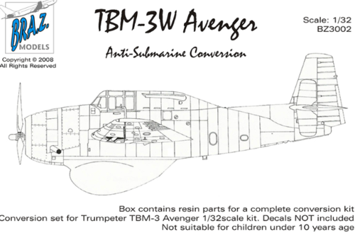 Bra.Z Models BZ3002 TBM-3W Convesrion Set