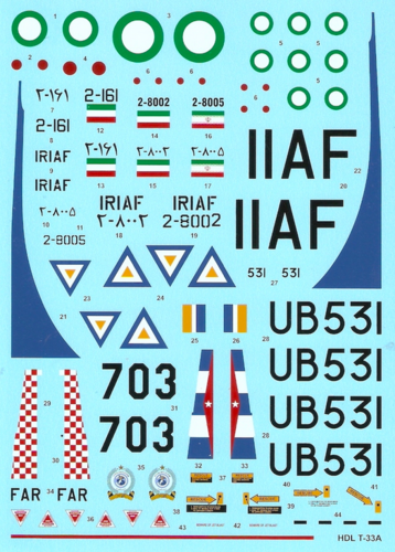 Hi-Decal Line 48032 T-33 A Shooting Star